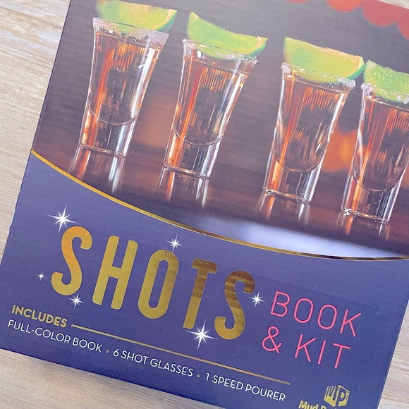 Dining | Shots Book Kit With Glasses | Poshmark